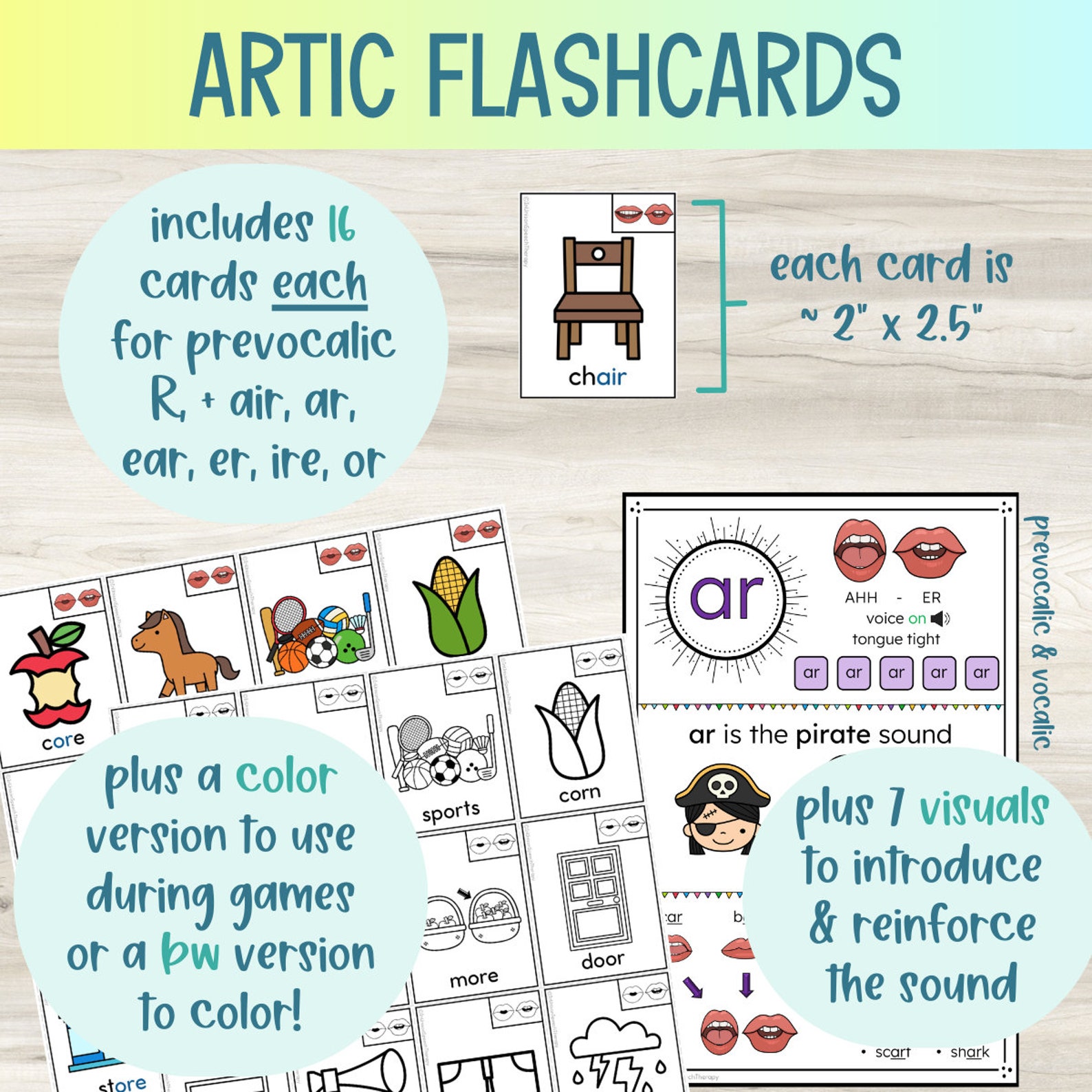 Printable R Sound and R Blends Articulation Flashcards | Speech Therapy ...