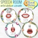 Printable Floral Speech Therapy Room Decor Bundle Bulletin Board ...