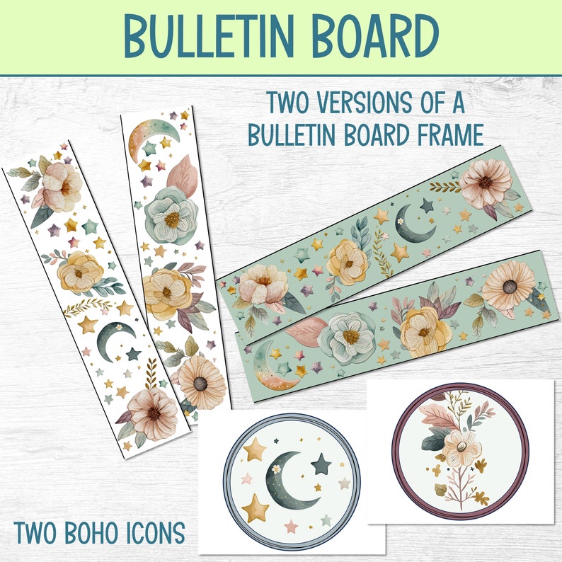 Printable Boho Mountain Welcome to Speech Bulletin Board SLP Therapy ...