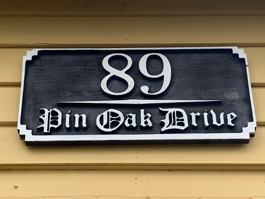 Custom Made House Address Plaque - Etsy