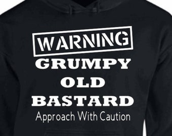 Grumpy Old Bastard Approach With Caution Svg - Etsy