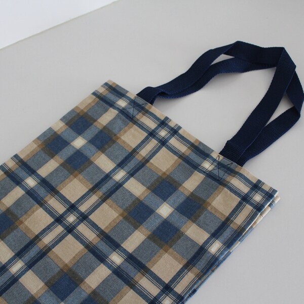 Brown Plaid Bag - Etsy