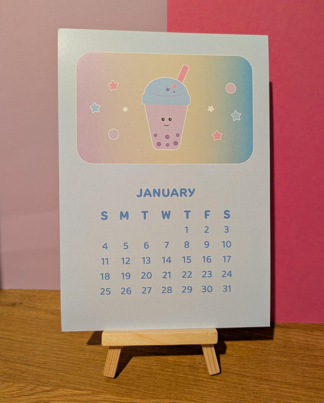 2026 Food Themed Desk Calendar - Etsy