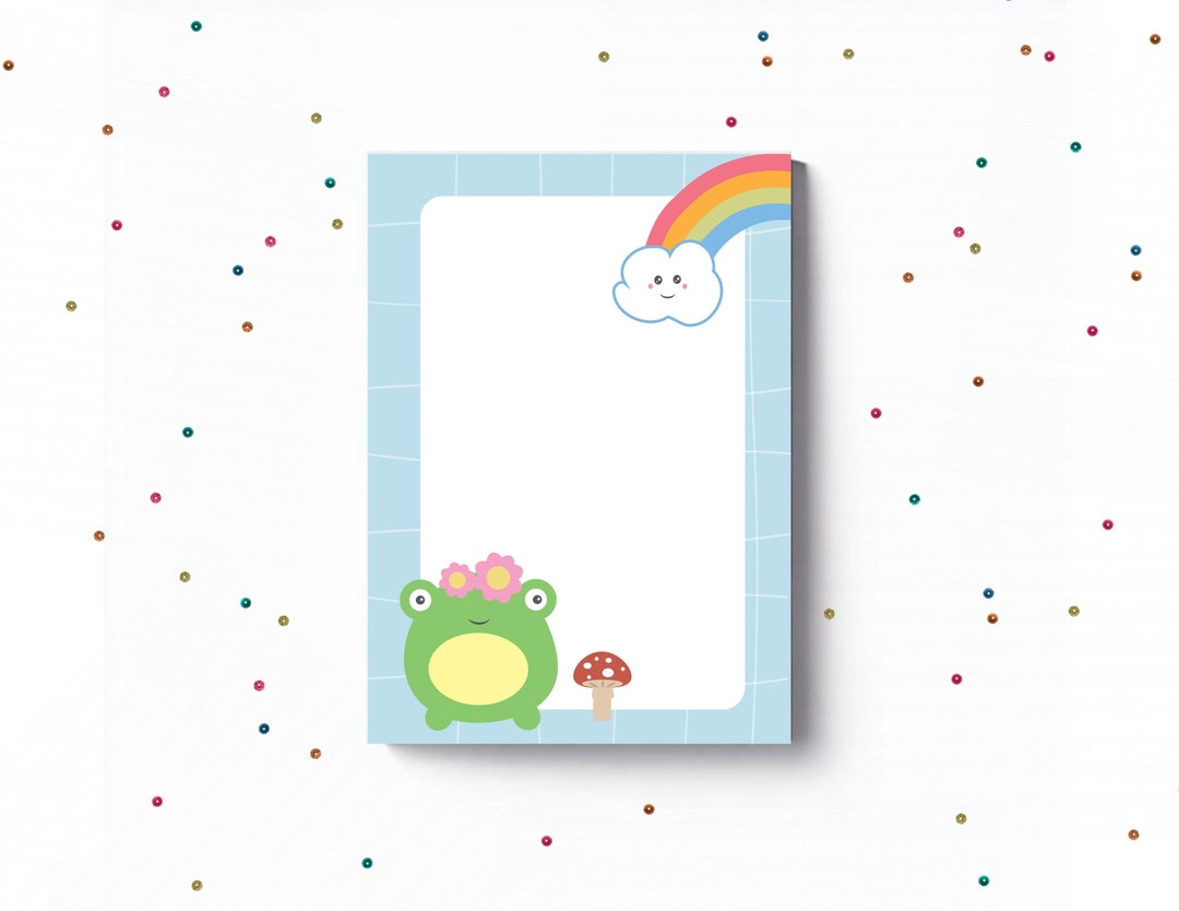 Frog Notepad, Cute Frog Notepad - Etsy