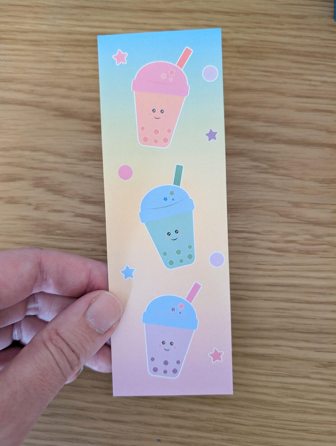 Kawaii Bubble Tea Bookmark - Etsy