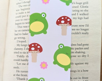 Cute Frog Bookmark With Golden Crown - Etsy