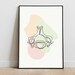 Cervical Spine Vertebra Bone | Line Art | Anatomy Drawing | Minimalist ...
