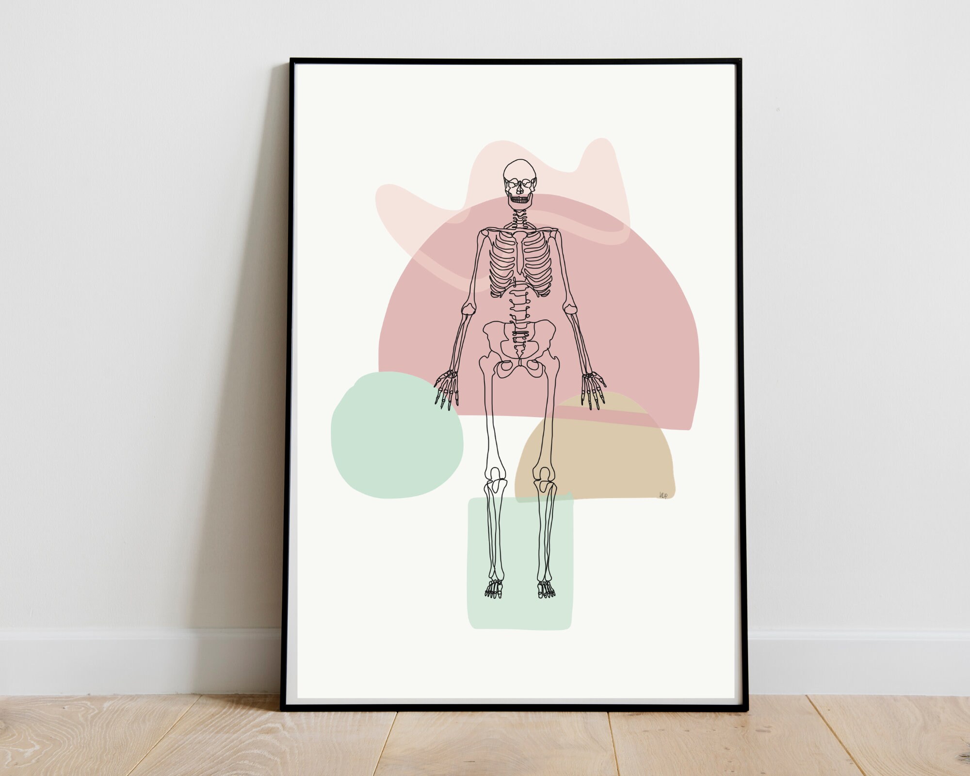 Skeleton Bones Full Skeletal Line Art Anatomy Drawing - Etsy