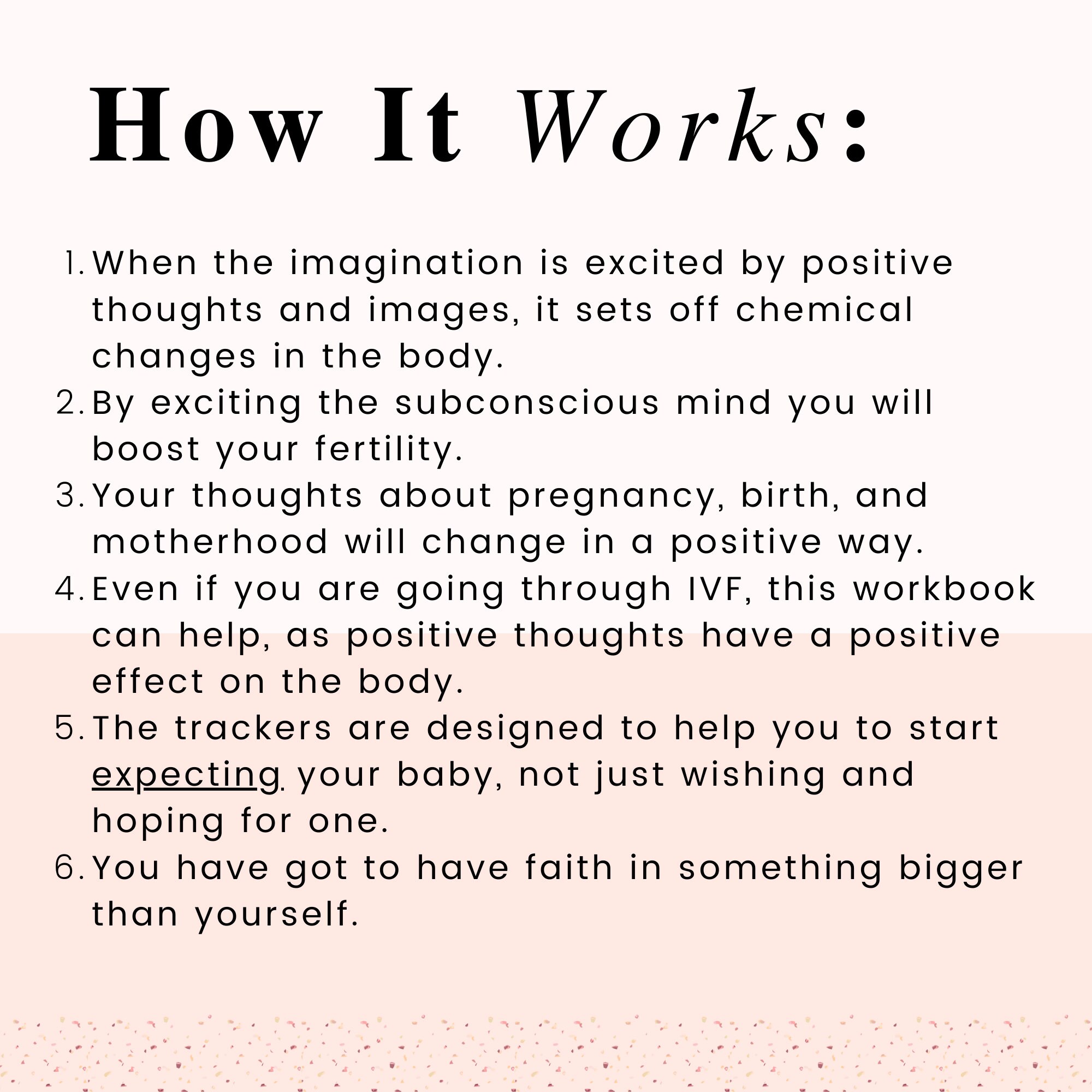 Law of Attraction Fertility Planner Manifest Pregnancy, Infertile Gift ...