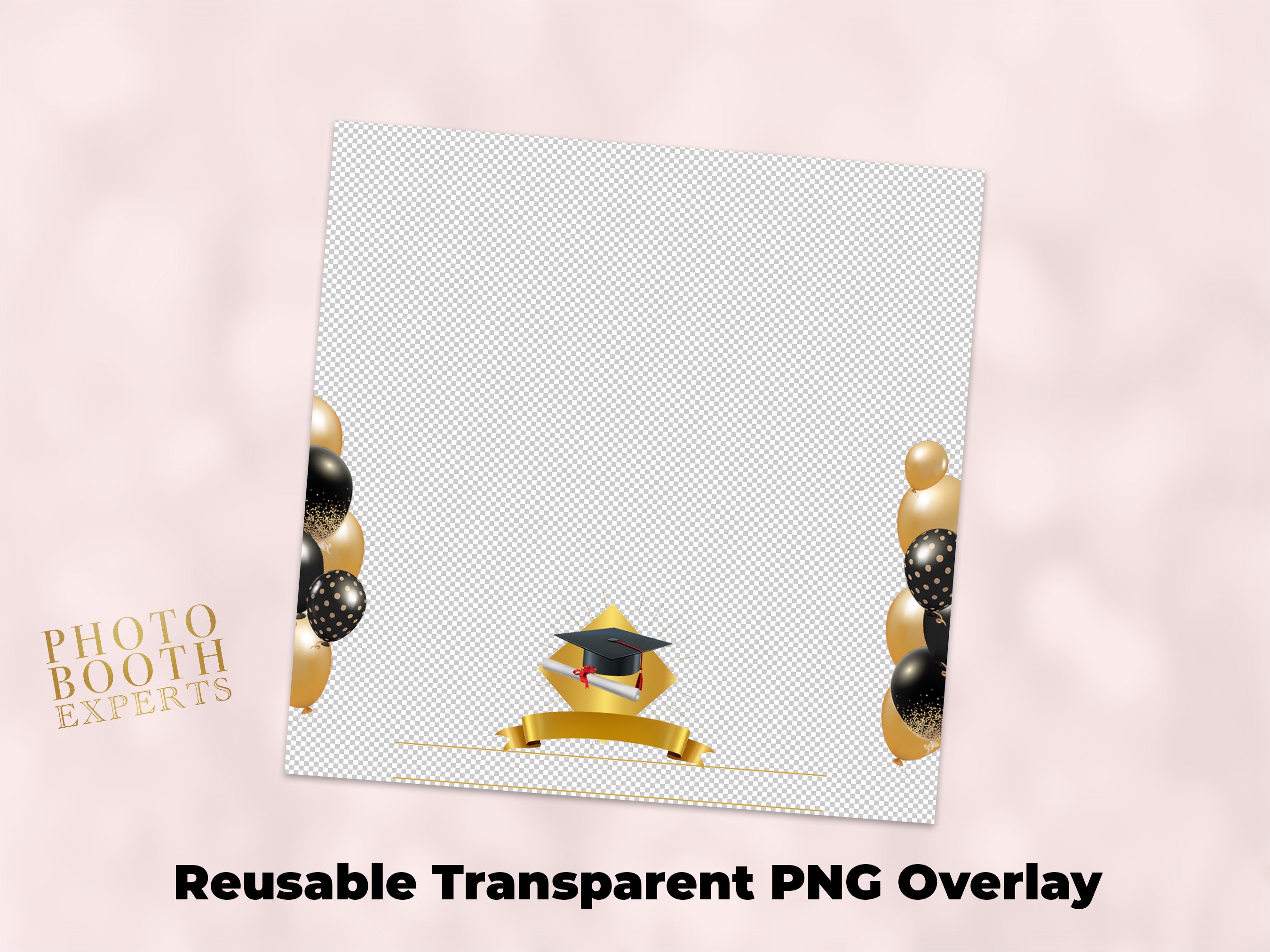 Graduation 360 Photo Booth Overlay Photo Booth Template - Etsy