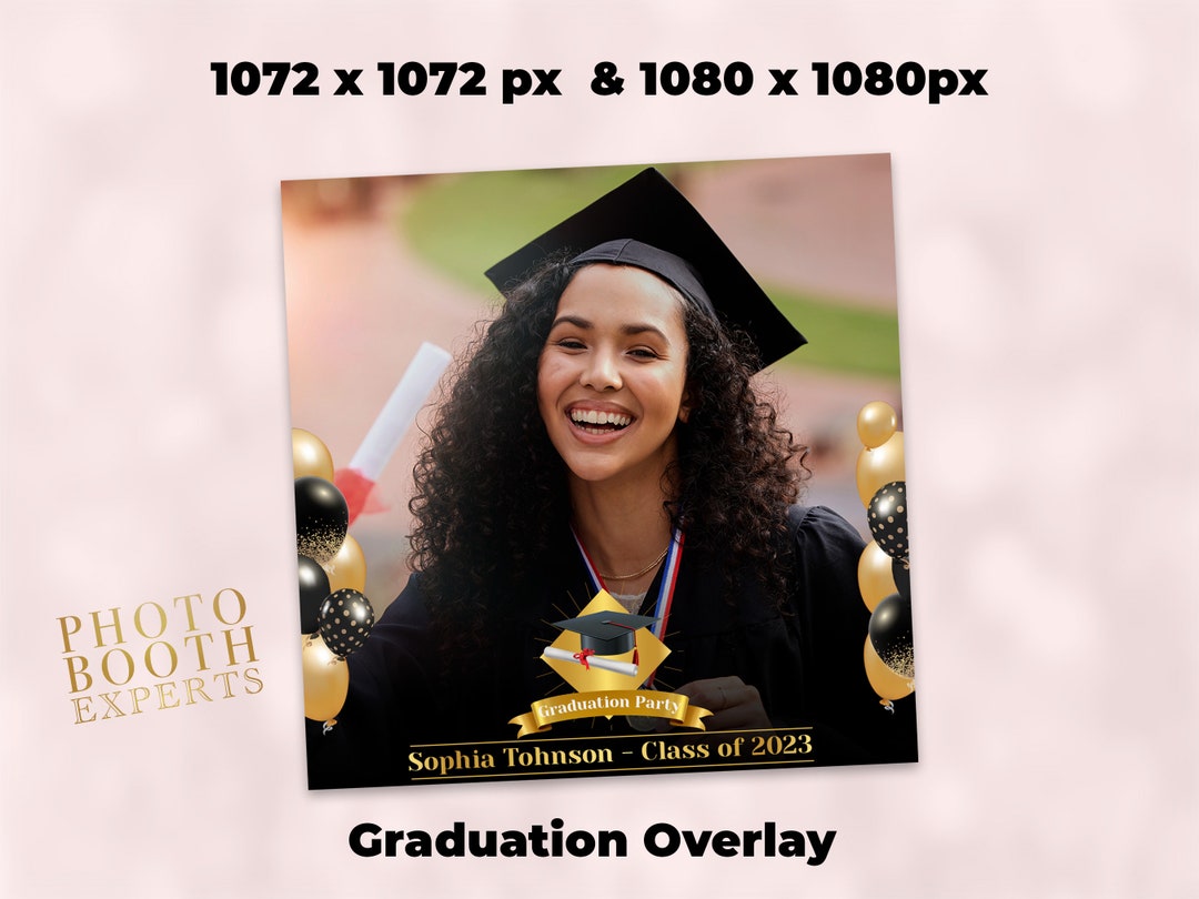 Graduation 360 Photo Booth Overlay - Photo Booth Template Graduation ...
