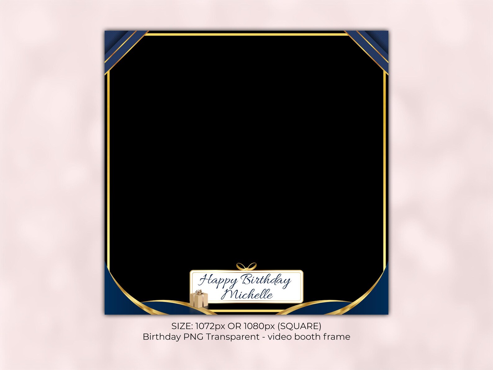 360 Photo Booth Overlay Birthday, 360 Overlay - Anniversary 360 Video ...