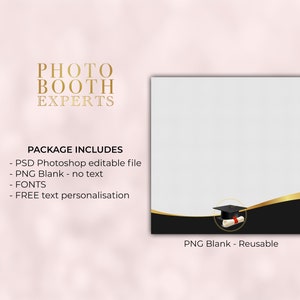 Graduation 360 Photo Booth Overlay, 360 Photo Booth Template Graduation ...