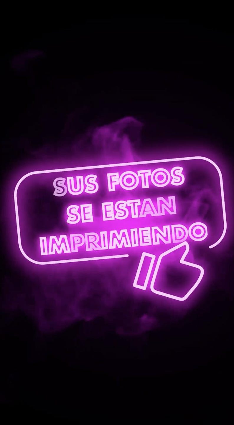 Spanish Mirror Booth Animations: Touch to Start (digital Download) - Etsy
