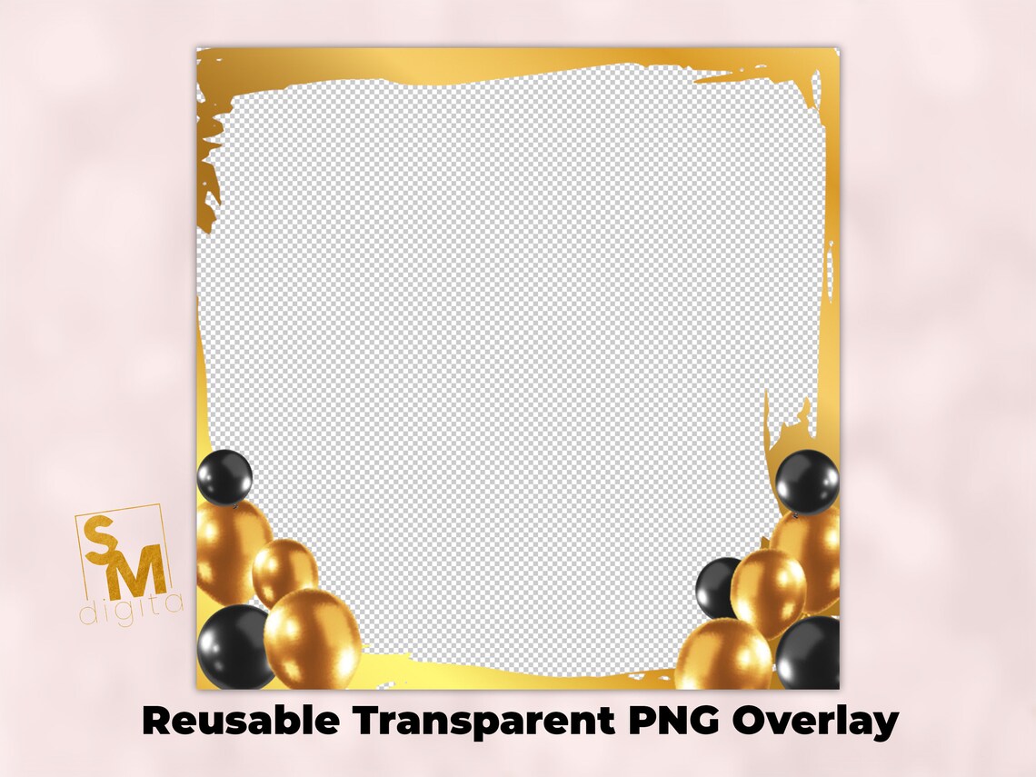 360 Photo Booth Overlay Birthday 360 Booth Overlay 40th - Etsy