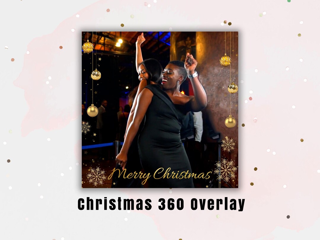 360 Photo Booth Christmas Frame - Merry Christmas 360 Video Booth ...