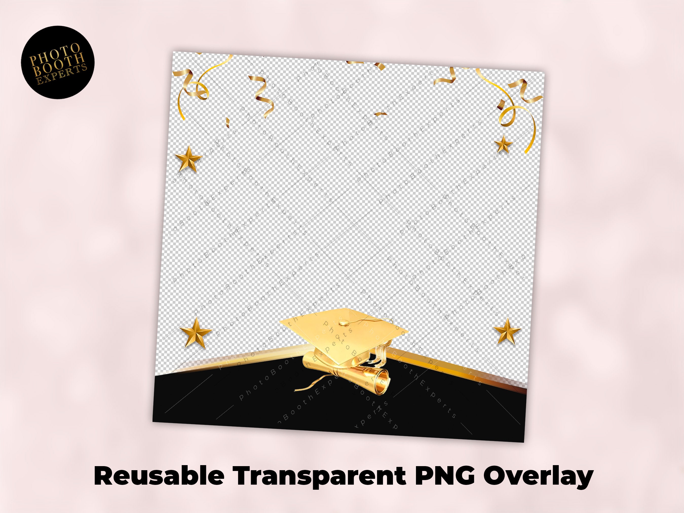 Graduation 360 Photo Booth Overlay Video Booth Graduation Template ...