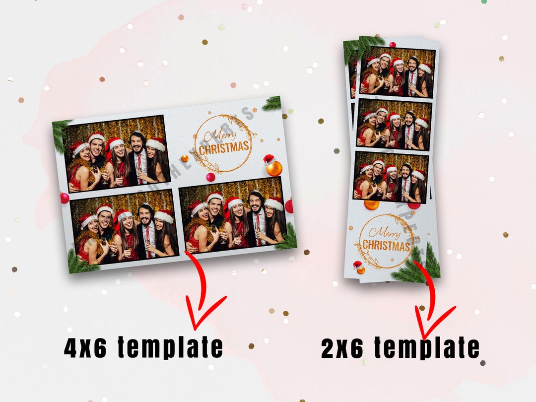Christmas Photo Booth Design - PNG & JPG Ready to Use - Photoshop ...