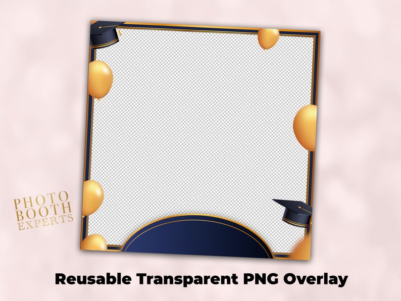 Graduation 360 Photo Booth Overlay Graduation Template Photo Booth Prom ...