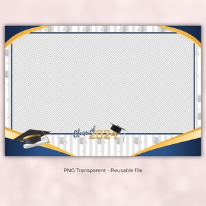 4x6 Prom Photo Booth Overlay, 4x6 Landscape Graduation Party Photobooth ...