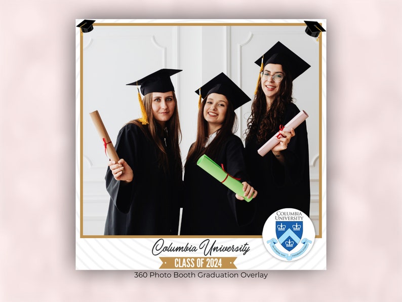 Graduation 360 Photo Booth Overlay, 360 Video Booth Graduation Template ...
