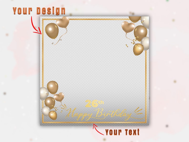 Custom 360 Photo Booth Overlay Personalized 360 Photo Booth Overlay Template Custom Made 360 ...