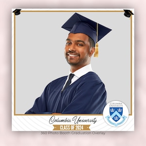 Graduation 360 Photo Booth Overlay, 360 Video Booth Graduation Template ...