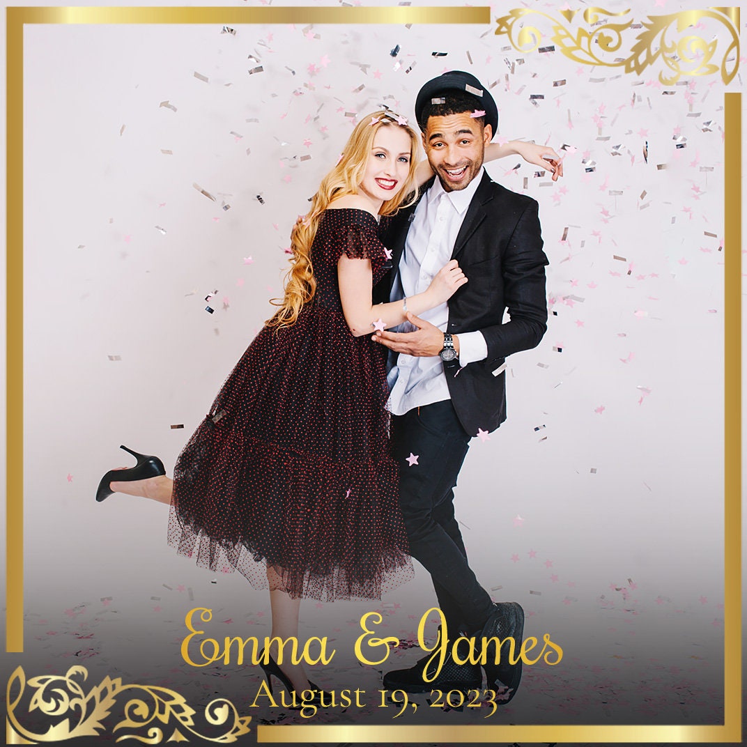 360 Photo Booth Overlay for Wedding Wedding 360 Photobooth Template ...