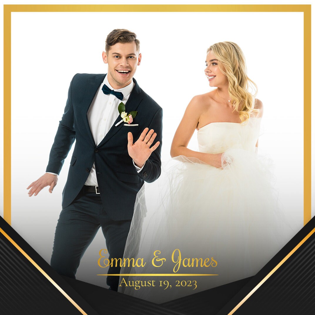 360 Photo Booth Overlay for Wedding 360 Spinner Booth - Etsy