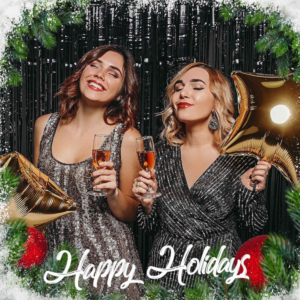 Holidays 360 Photo Booth Overlay 360 Video Booth Christmas - Etsy