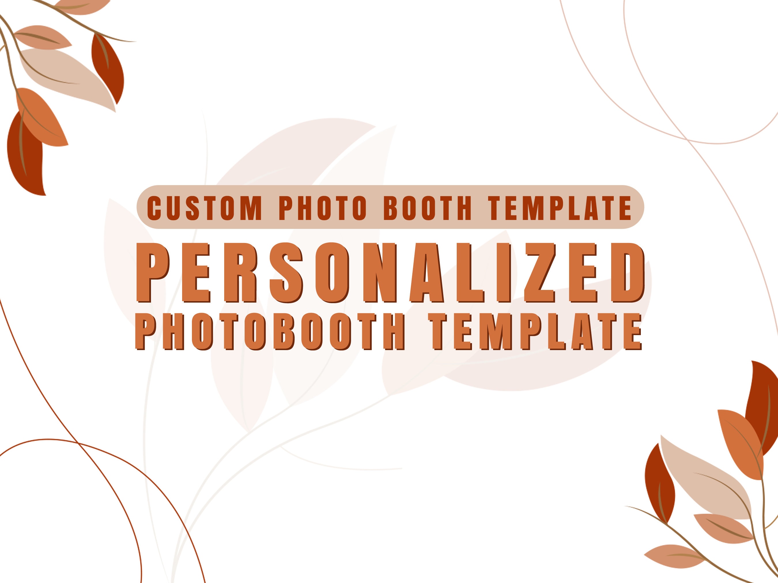 Custom Photo Booth Template Personalized Photobooth Template Custom ...