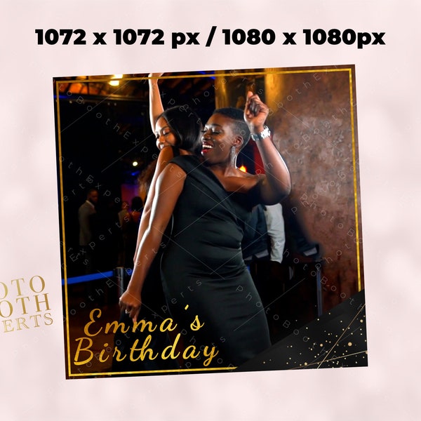 Lumabooth Template Birthday - Etsy