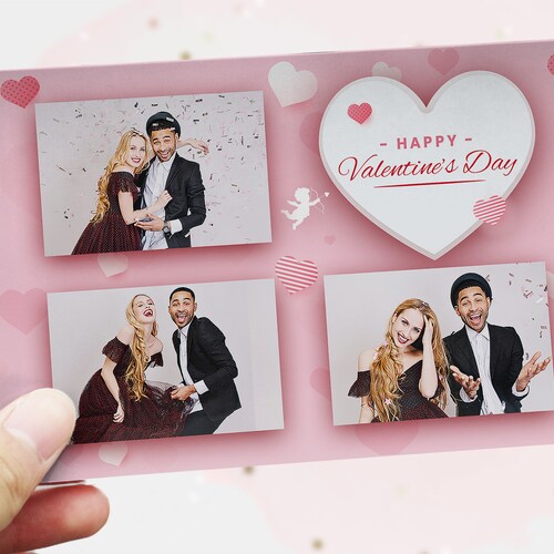 Valentine's Photo Booth Template Neon Valentine's Day - Etsy