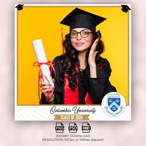 Graduation 360 Photo Booth Overlay, 360 Video Booth Graduation Template ...