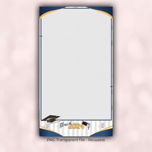 Graduation 360 Photo Booth Overlay, Video Booth Graduation Template ...