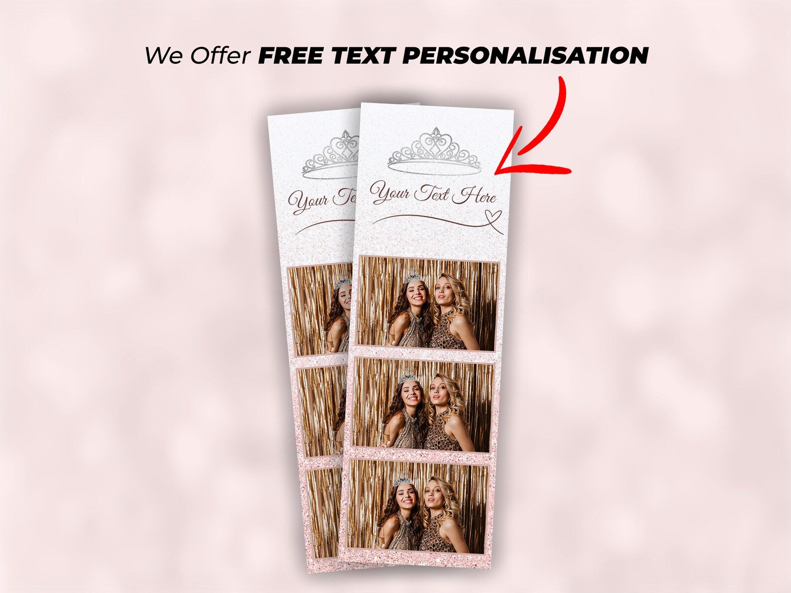 2x6 Quinceañera Photo Booth Template, Sweet 16 Photo Booth Template ...