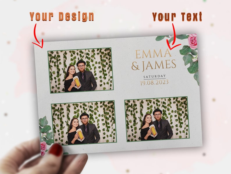 Custom Photo Booth Template Personalized Photobooth Template - Etsy