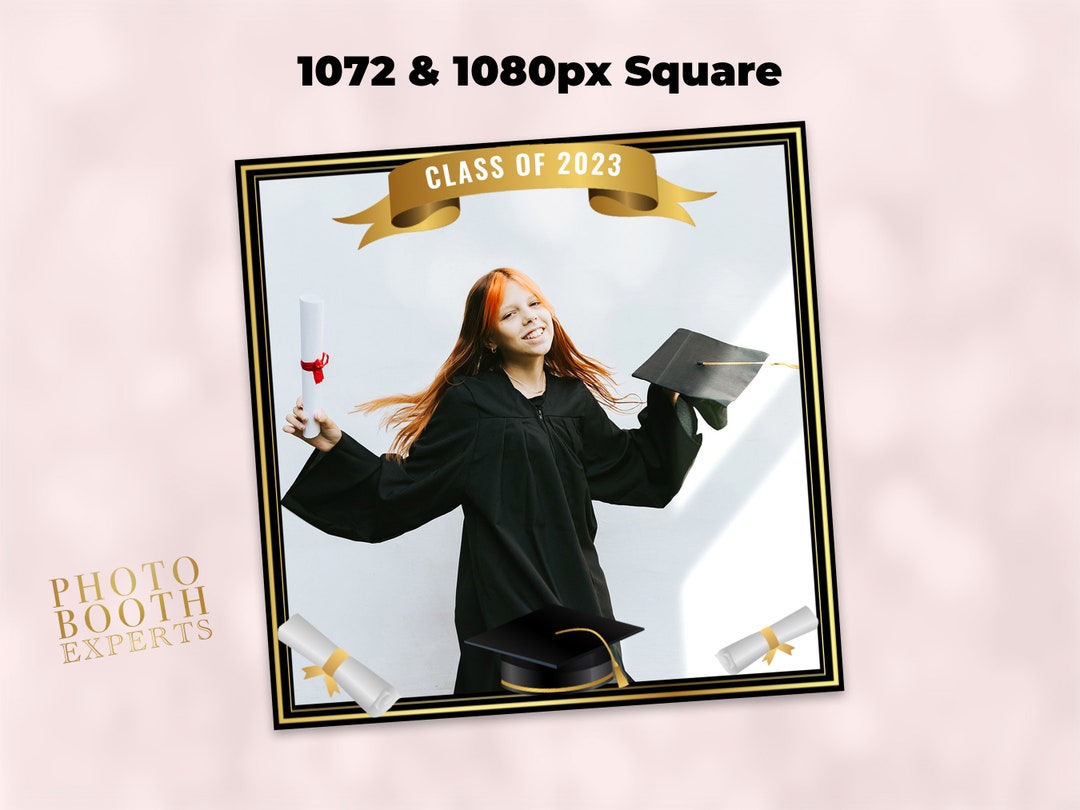 Graduation 360 Photo Booth Overlay | 360 Spinner Prom Graduation ...