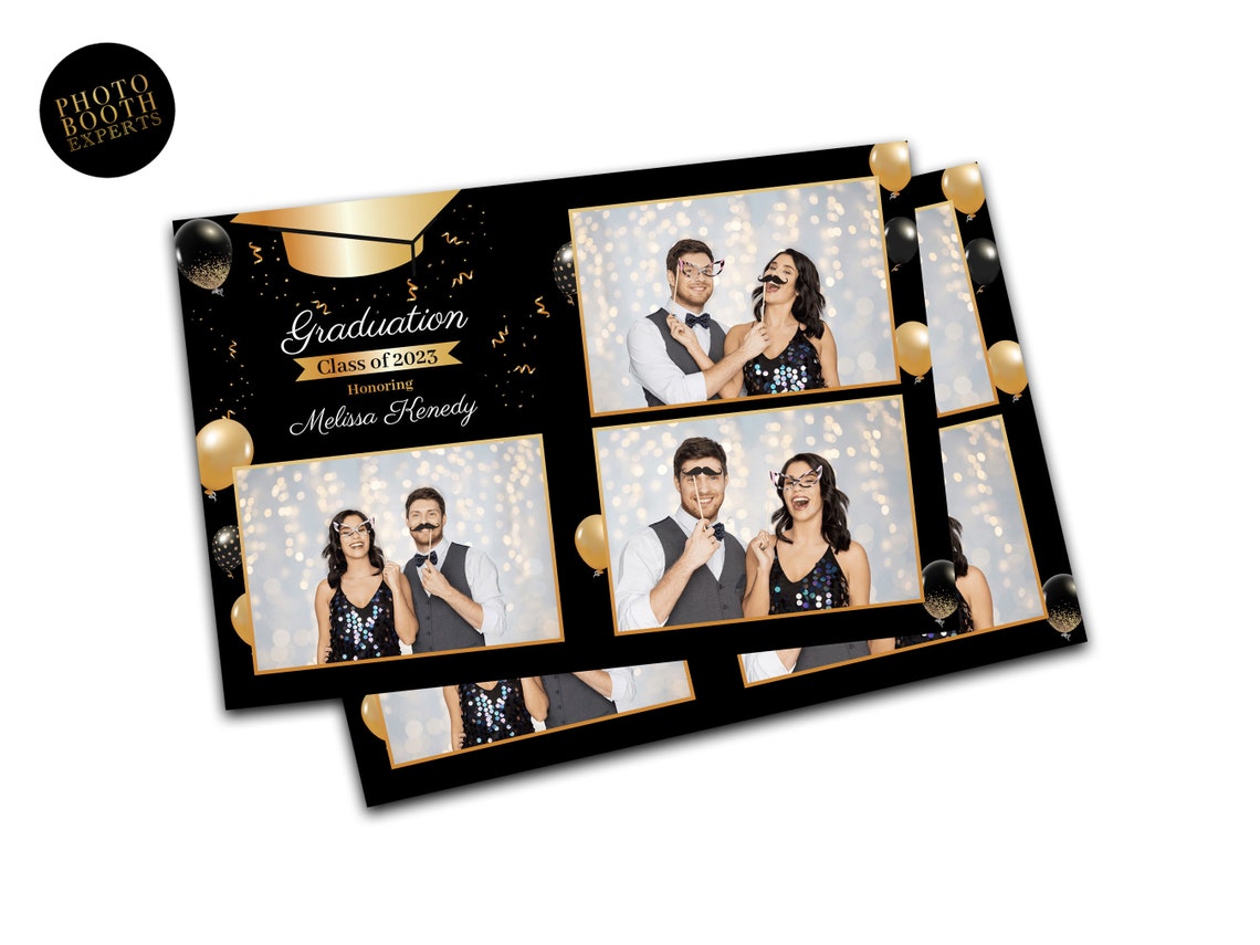 4x6 Graduation Photo Booth Template Class of 2023 Graduation Photobooth ...