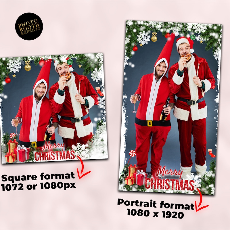 Santa Overlays - Etsy
