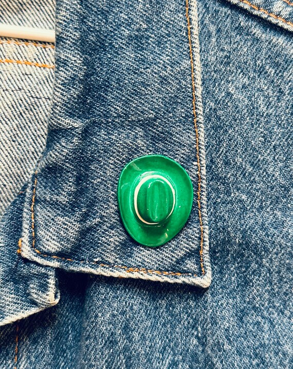 Vintage Pins: Cowboy Hats - Gem
