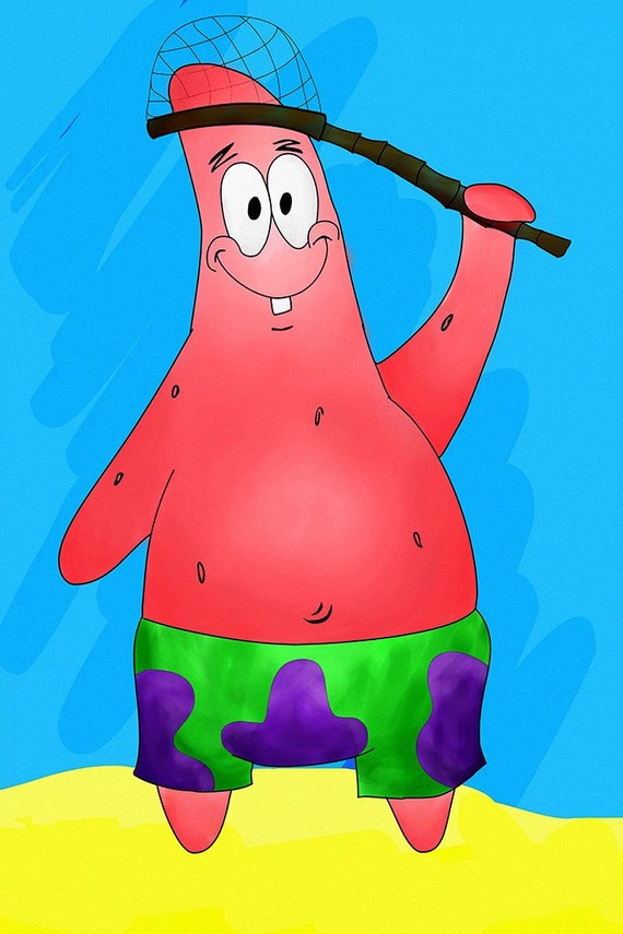 Spongebob Patrick Star Animated Series Poster | Etsy