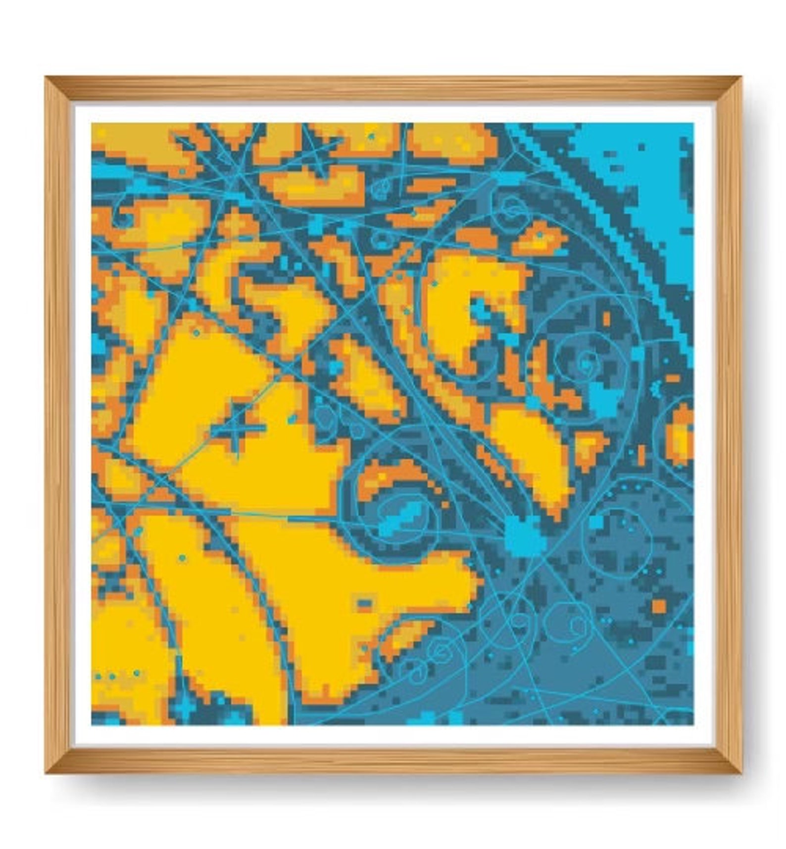 The Strokes Album Art Cross Stitch Pattern: Bubble Chamber Design (PDF ...