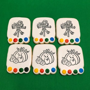 Halloween Paint Your Own Cookie, PYO Cookies, Halloween Cookies ...