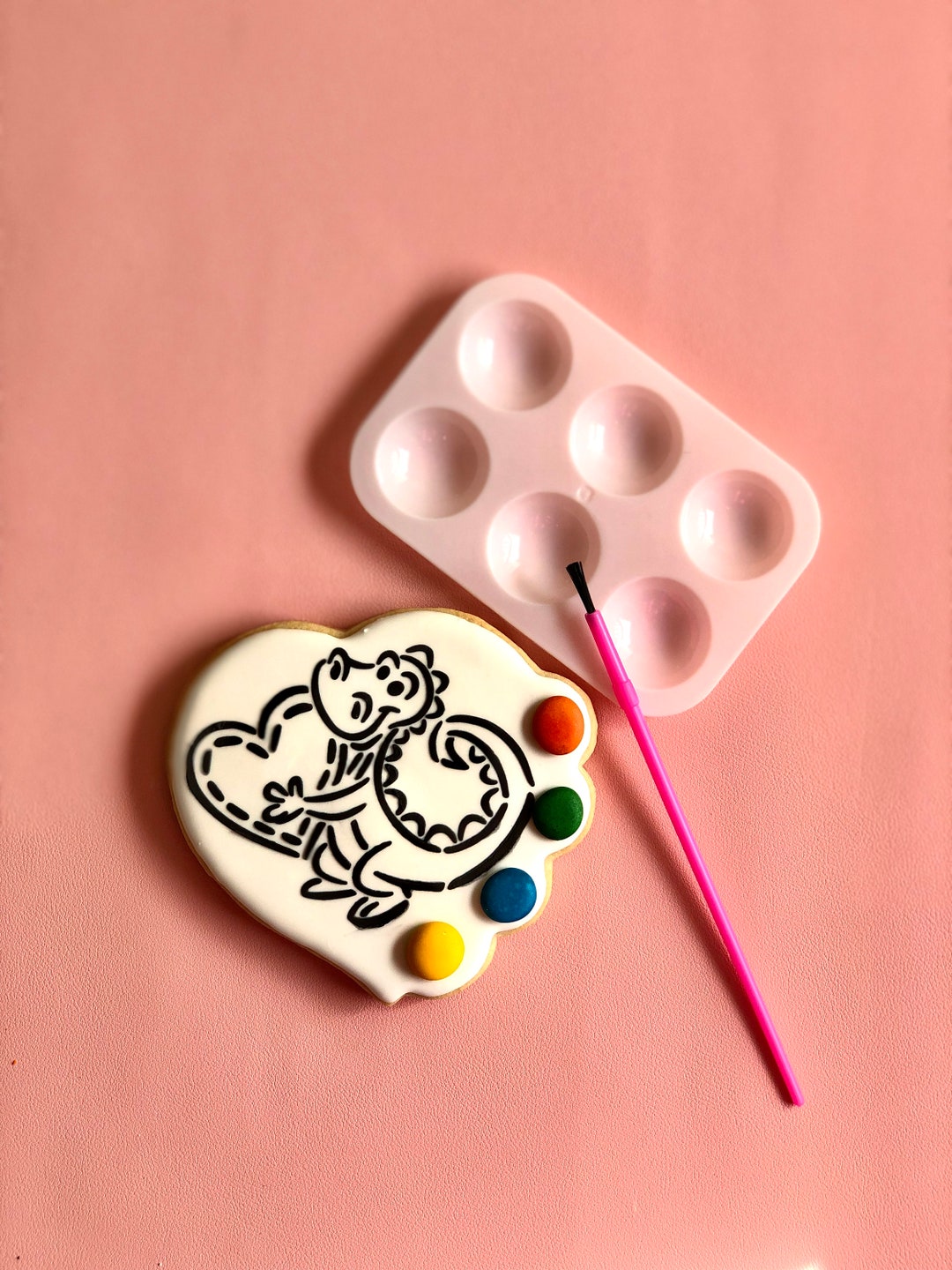 Paint Your Own Valentine's Cookie, Valantine's PYO, Paint Your Own ...