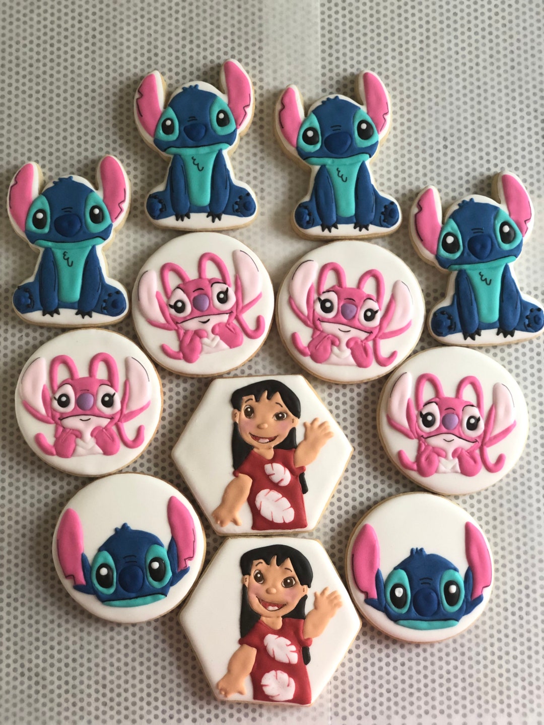 Lilo and Stitch Cookies, Stitch Cookies, Lilo Cookies, Blue Monster Cookies - Etsy Australia