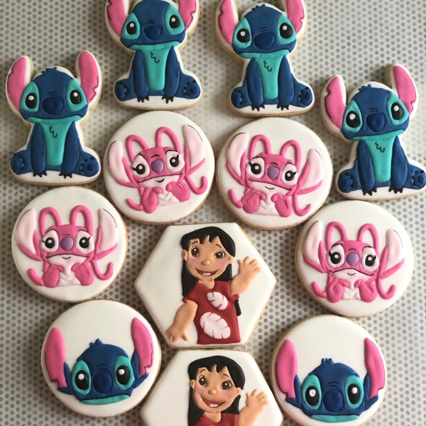 Lilo Stitch Cookies - Etsy