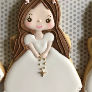 First Communion Cookies, , Girl First Communion, First Communion Favors ...