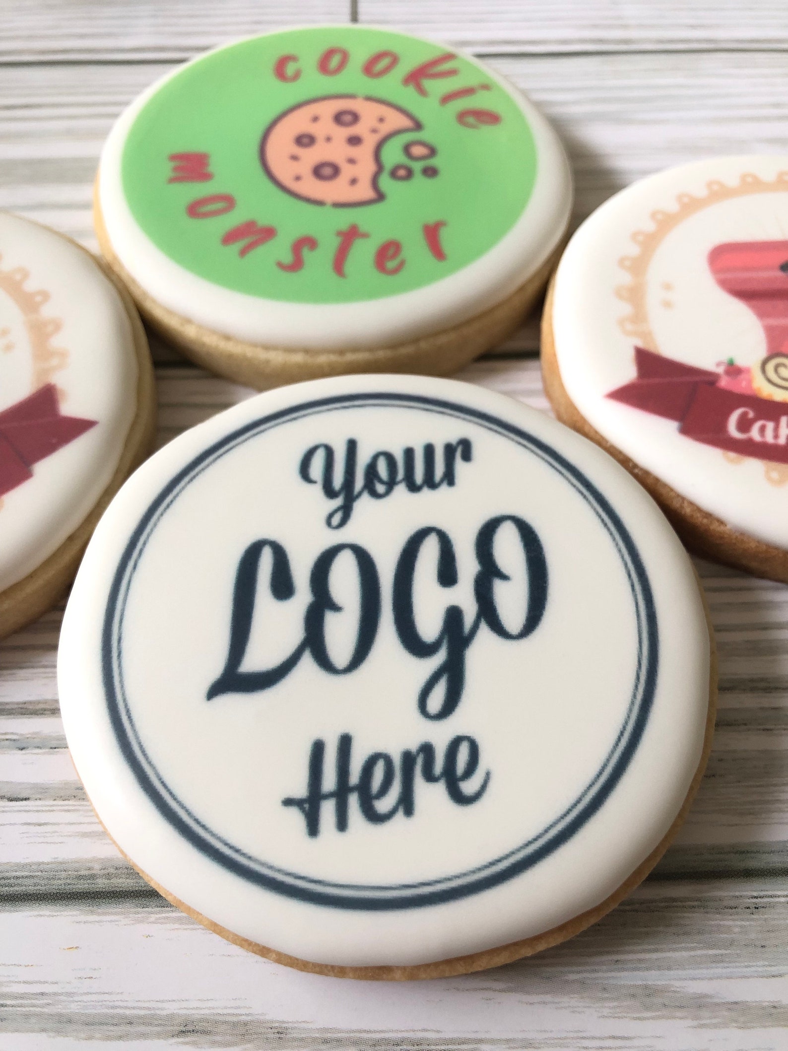 Branded Logo Cookies, Corporate Events, Staff Appreciation - Etsy
