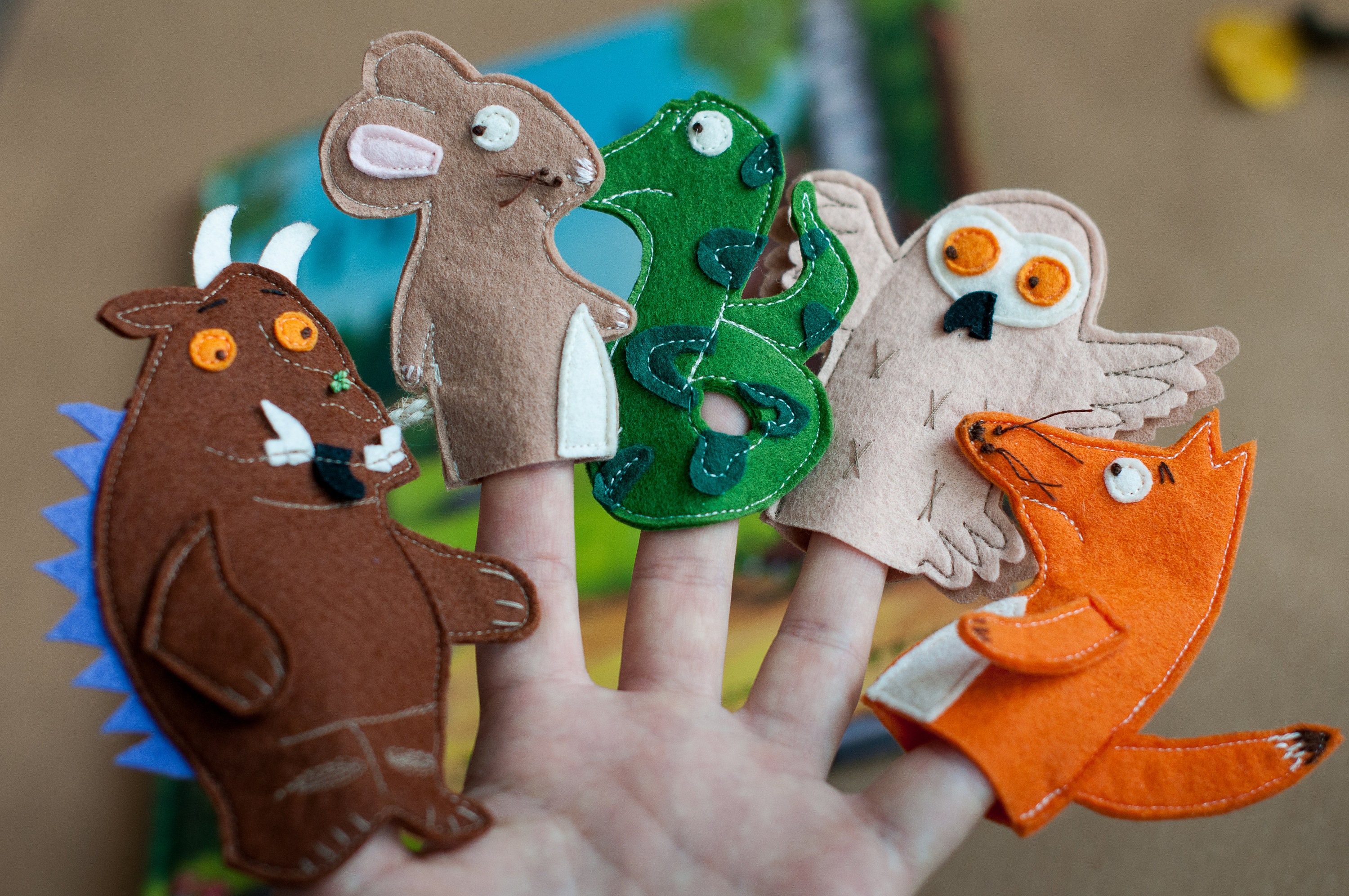Gruffalo Finger Puppets Printable at Loren Griffith blog